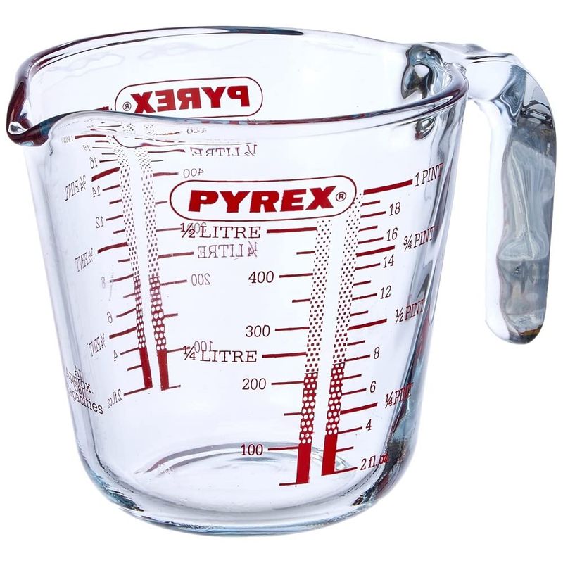 Pyrex Glass Measuring Jug Transparent, 0.5L - EveryMarket