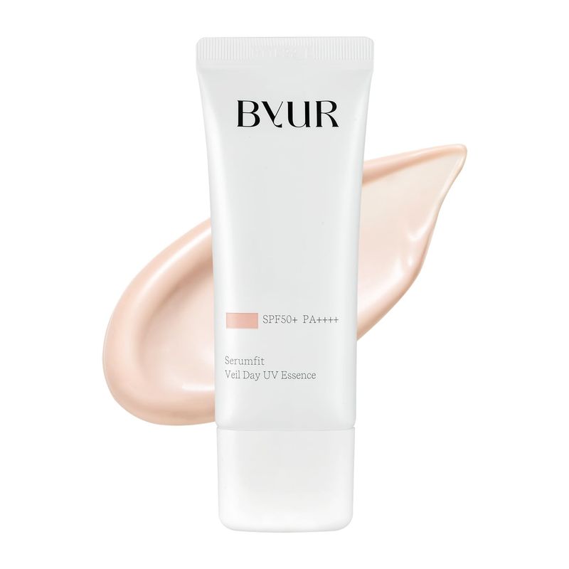 ByUR Makeup Base Sunscreen UV Protection SPF 50+ PA+++++ Tone Up Korean Serum Fit Veil Day UV ...