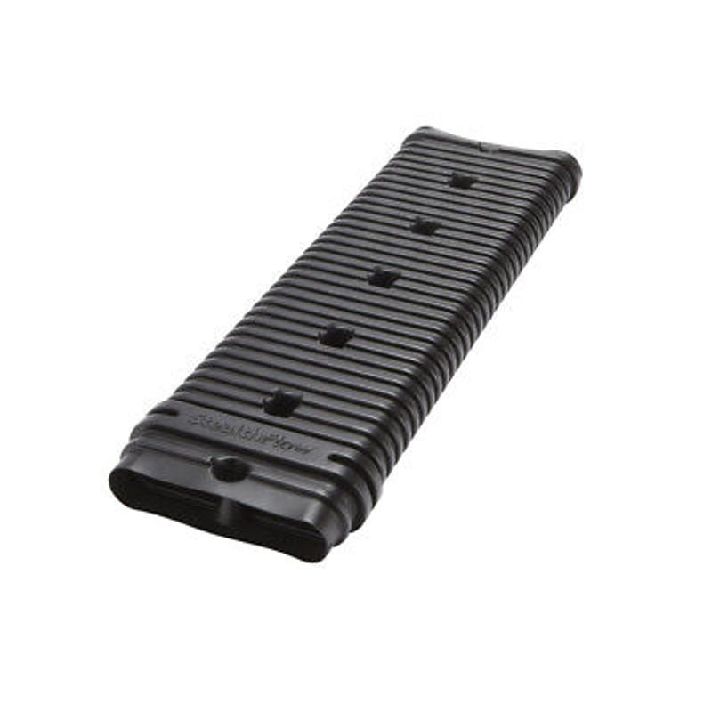 Amerimax 4621 Black StealthFlow Low Profile Downspout Extender 24 L in ...