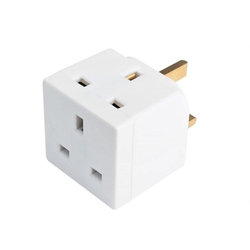 BAANI 2 Way Double Plug Adaptor - Multi Plugs Extension Sockets Adapter ...