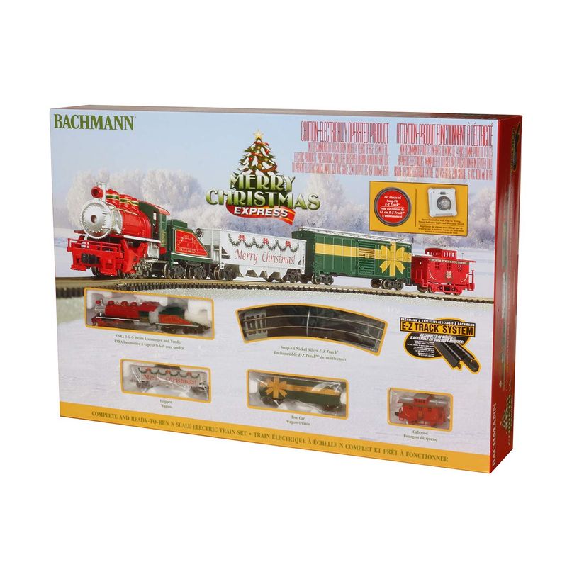 Bachmann Trains - Merry Christmas Express Ready to Run Electric Train ...