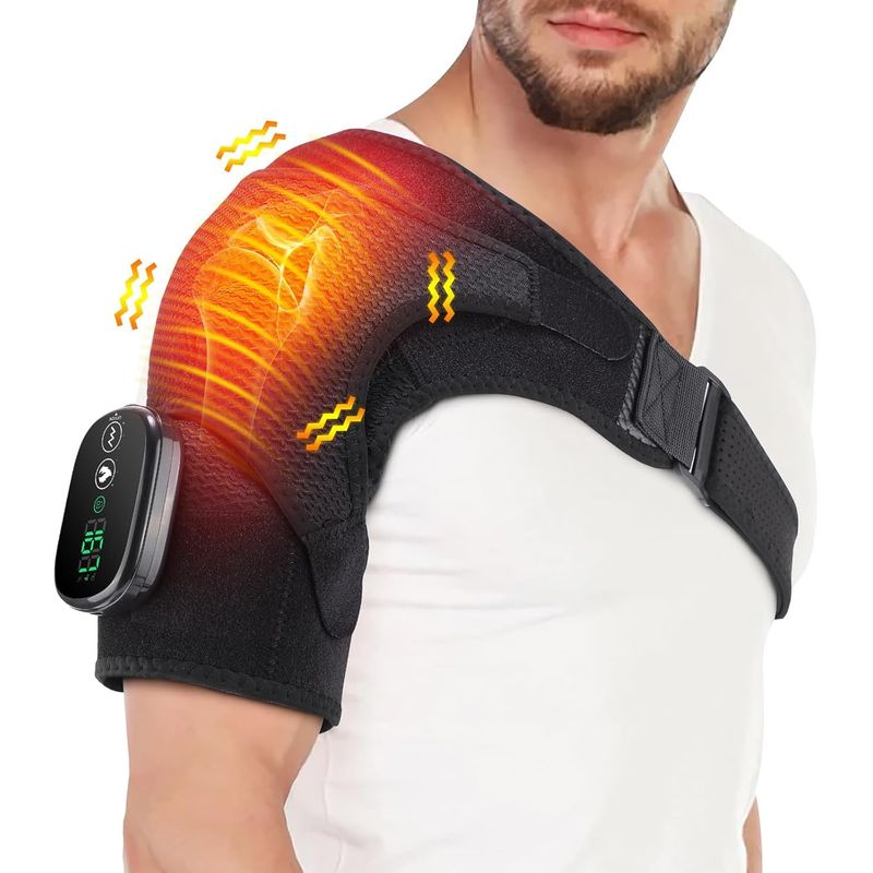 Heated Shoulder Wrap & Shoulder Heating Pad, Electric Heating Pad for ...