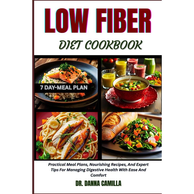 LOW FIBER DIET COOKBOOK: Practical Meal Plans, Nourishing Recipes, And ...