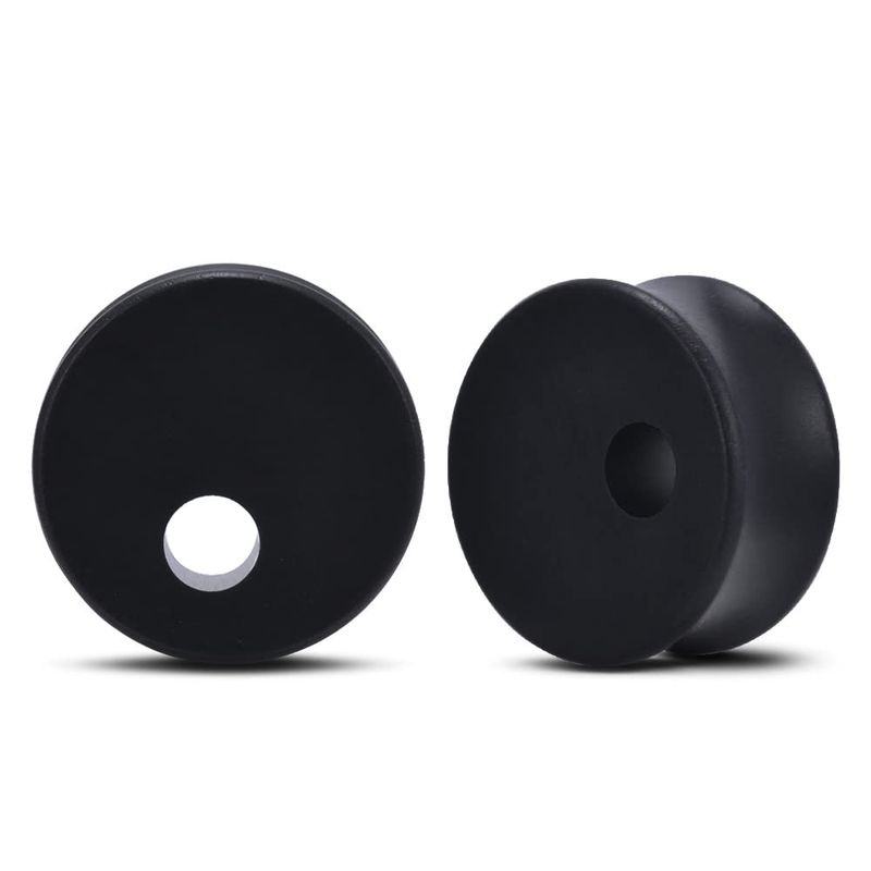 COOEAR 1 Pair Gauges For Ears Wood Saddle Plugs and Tunnels Heart Logo ...