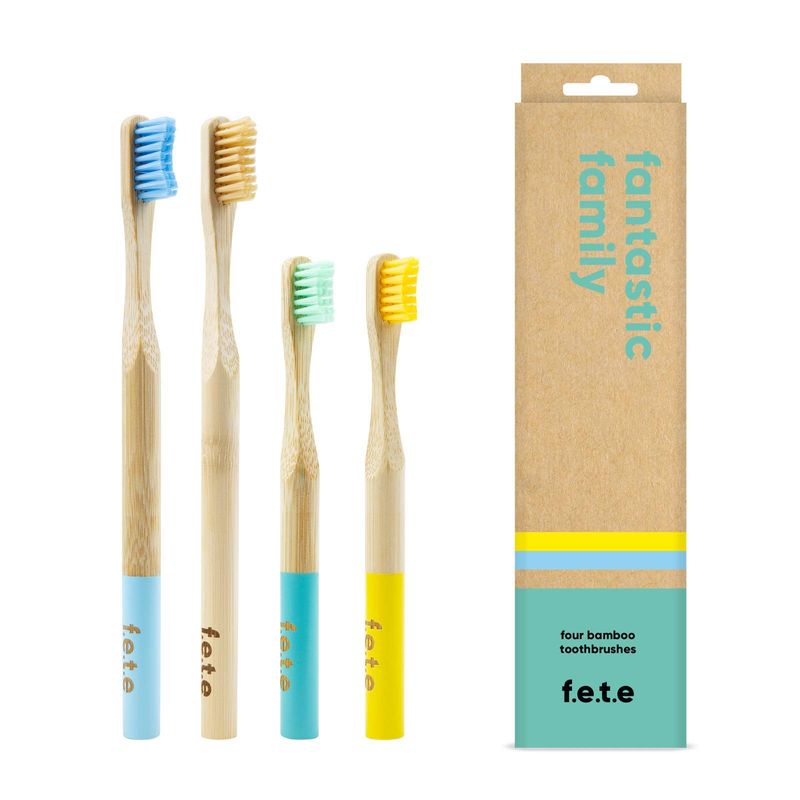 f.e.t.e | Fantastic Family Bamboo Toothbrush Family Pack ...