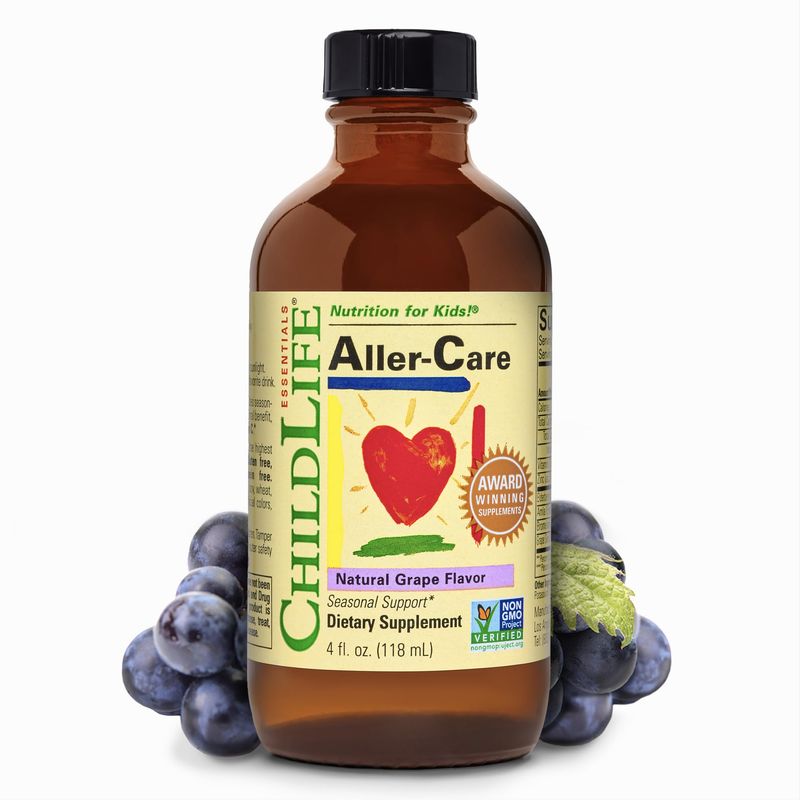 CHILDLIFE ESSENTIALS Aller-Care - Natural Grape Relief for Kids ...