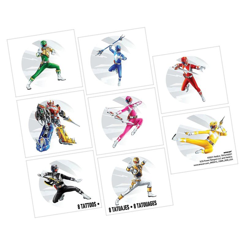 Power Rangers Classic Tattoos - Online Marketplace - EveryMarket