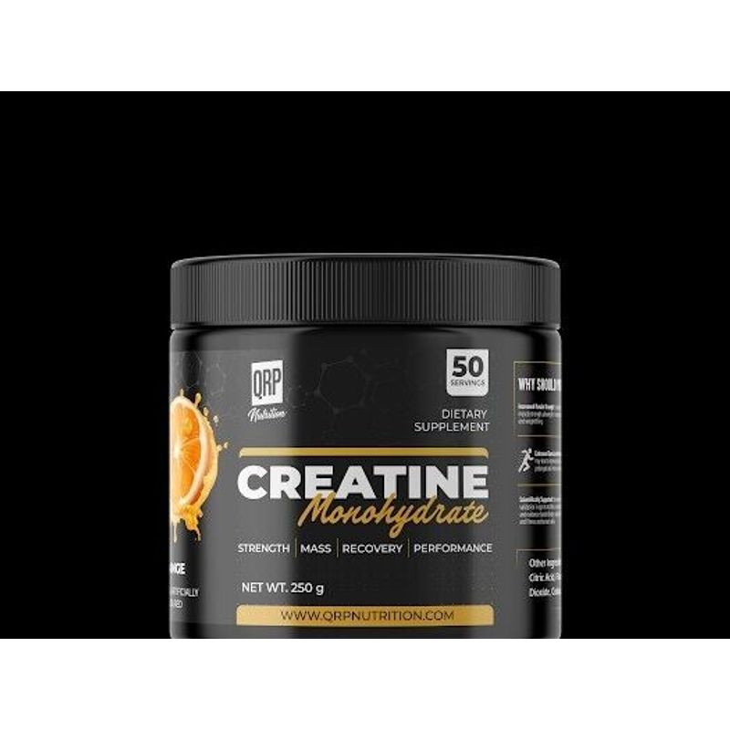 QRP Nutrition CREATINE MONOHYDRATE 250g (Orange Flavour) - Online ...
