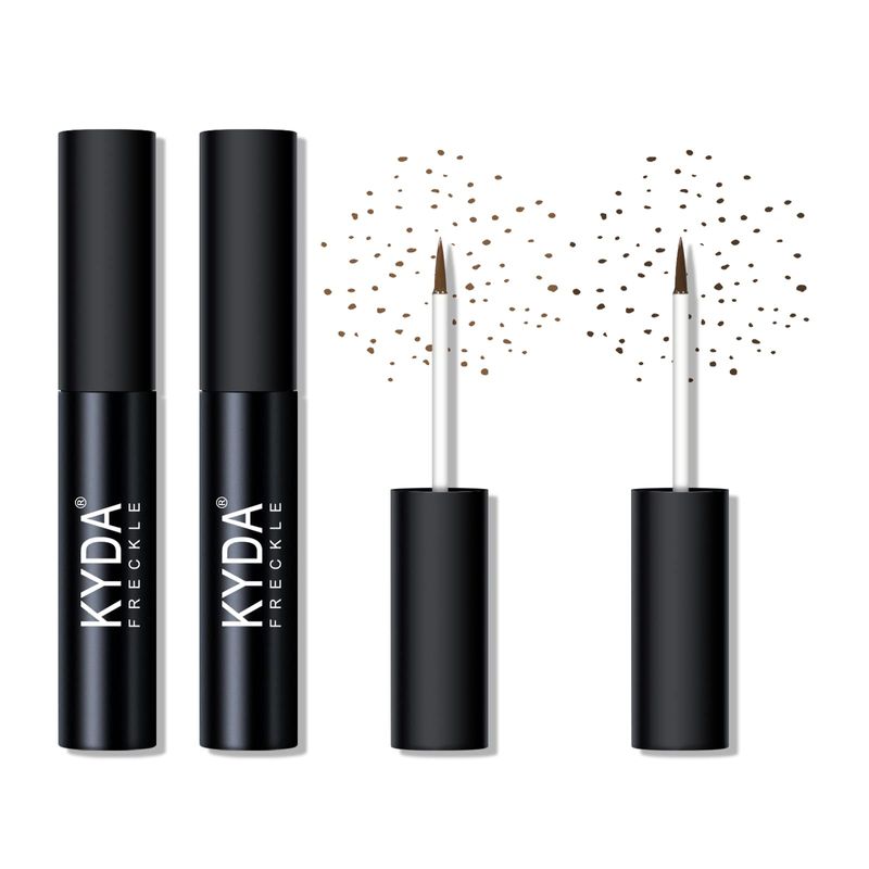 KYDA 2 Colours Liquid Freckle, Natural Freckle Makeup Pen, Longlasting ...