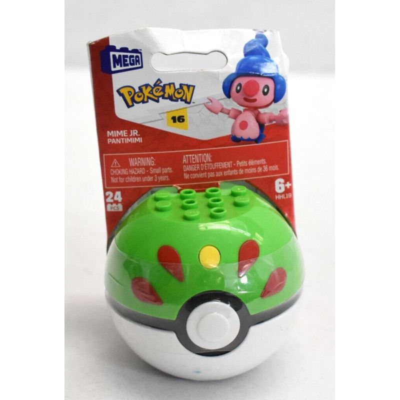 Mega Construx POKEMON Mime Jr Buildable Action Figure 24 pcs HHL19 ...