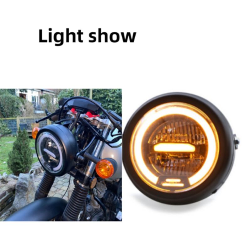 Brightest 5.75 5-3/4" LED Projector Headlight DRL Hi/Lo Beam for ...
