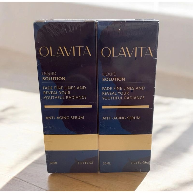 2 X OLAVITA Liquid Solution Anti Aging Serum 30 ml New Sealed! Pack ...