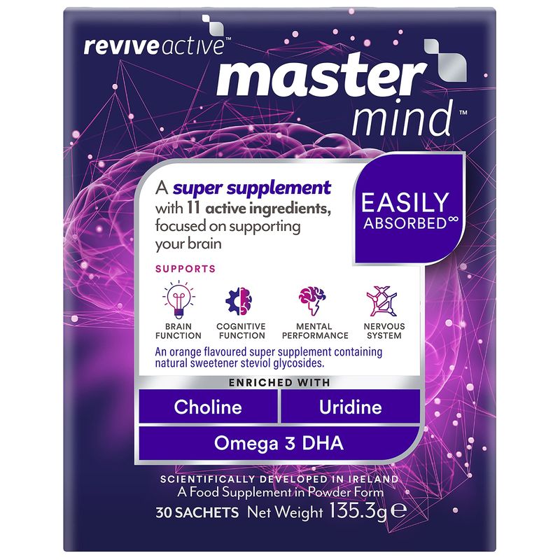 Mastermind Memory & Focus Super Supplement by Revive Active - Supports ...