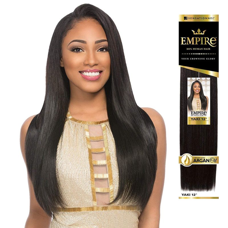 Sensationnel Empire Yaki weave hair - Empire straight yaki human hair ...