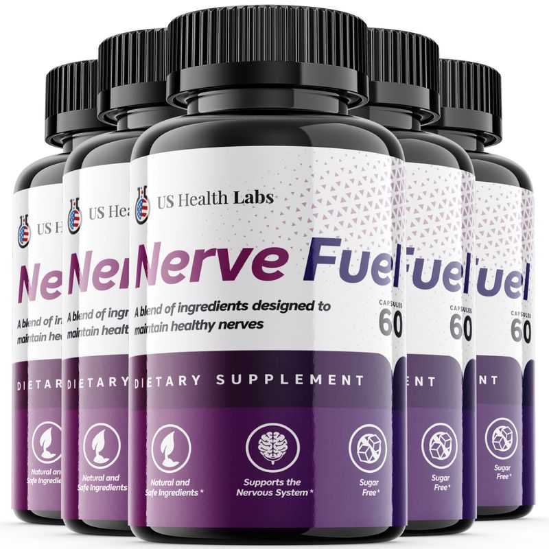 (5 Pack) Nerve Fuel Capsules for Nerve Health Nerve Pain Support (300 ...