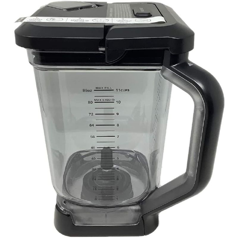 Ninja 88 oz Pitcher (11 Cups) with Locking Lid Only for BL2012 BL2013 ...