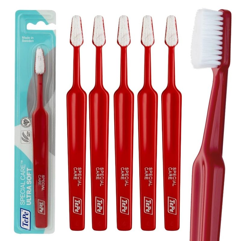 TePe Tepe Toothbrush Special Care Red Blister Pack of 5 - Online ...