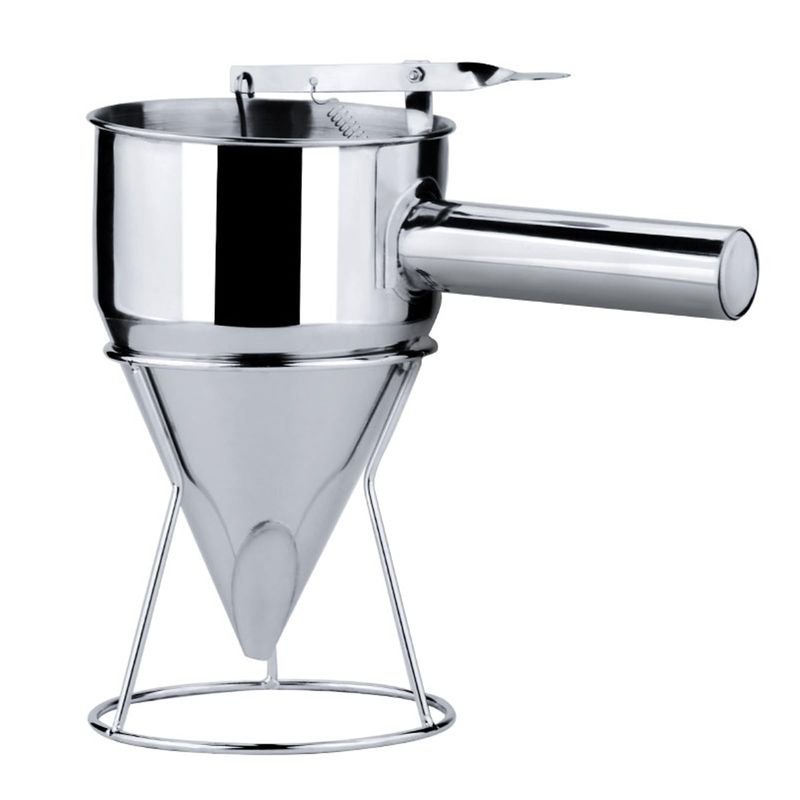 Chikiri Seed Dropping Funnel Takoyaki Tool Stainless Steel with Stand ...