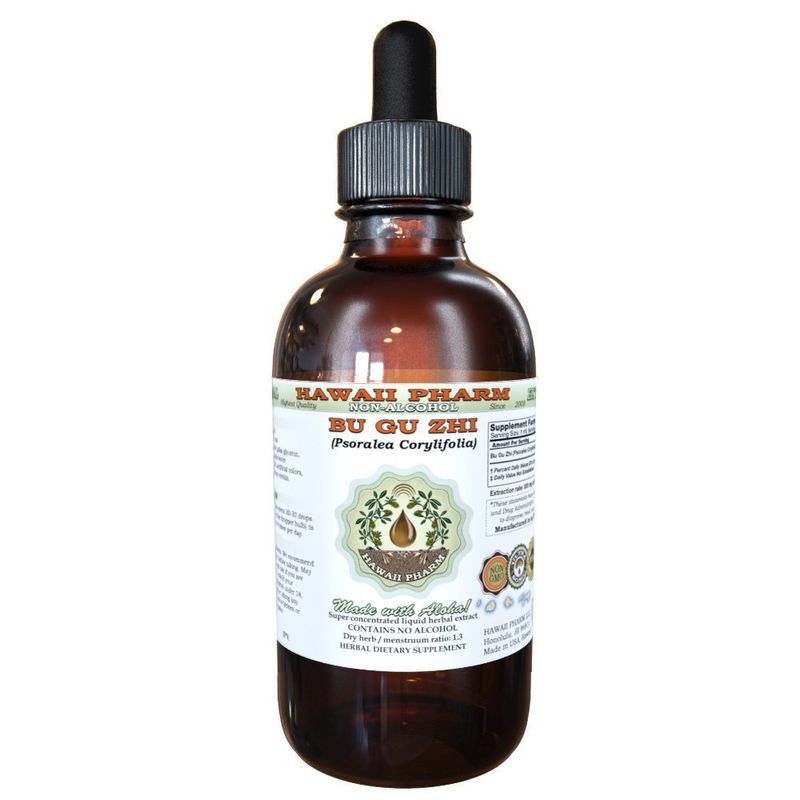 Hawaii Pharm Bu Gu Zhi Alcohol-Free Liquid Extract, Bu Gu Zhi, Psoralea ...