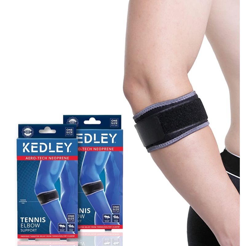 Kedley Tennis Elbow/Golfer’s Elbow Support Strap | Medical Grade ...