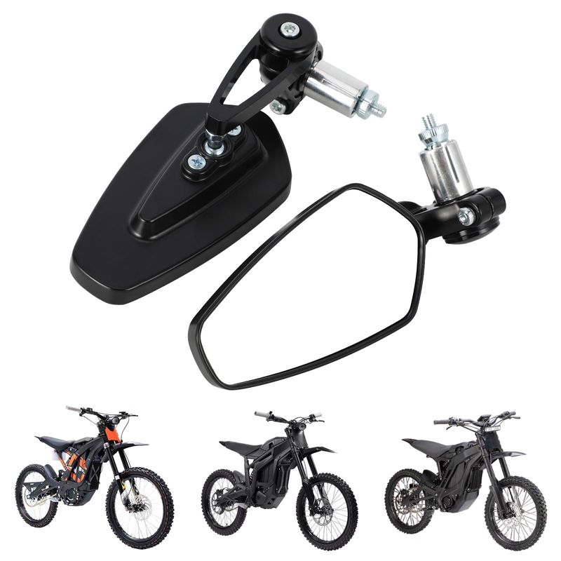 IUVWISN Motorcycle Rear View Side Mirror Handlebar Mirrors CNC for ...
