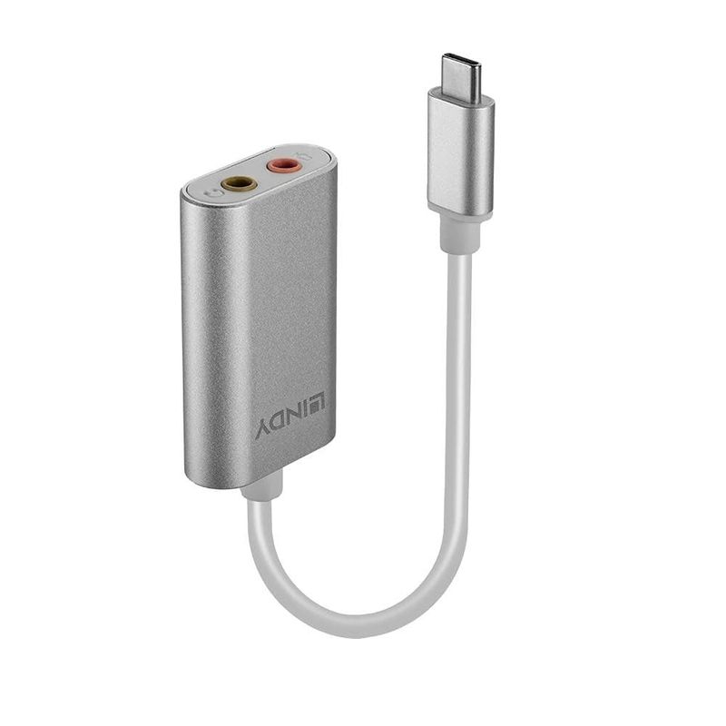 LINDY USB Type C Audio Adapter - Silver, 42711 - Online Marketplace ...