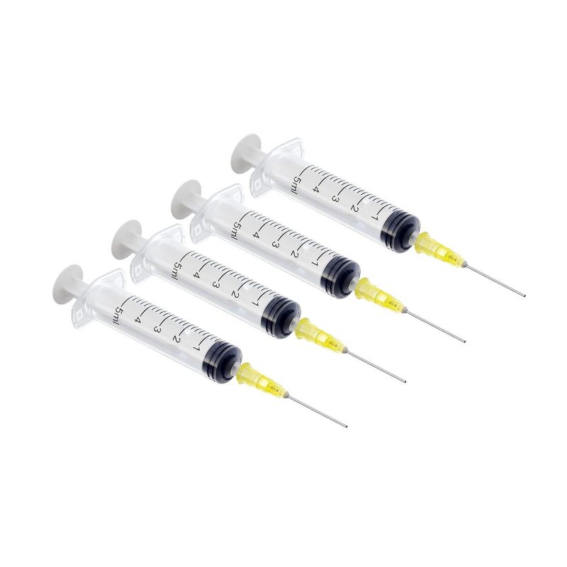 4 x REFILL INK FILLING SYRINGES 5ml INJECTOR TOOL FOR INK PRINTER ...