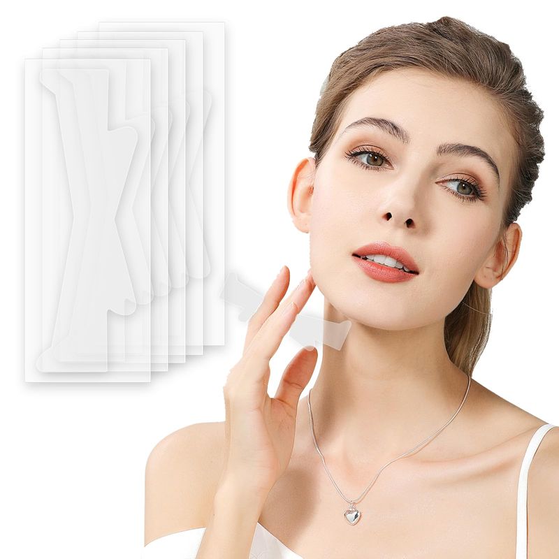 ziyue 30 Pcs Neck Lifting Tape Invisible Instant Neck Lift Behind Neck ...