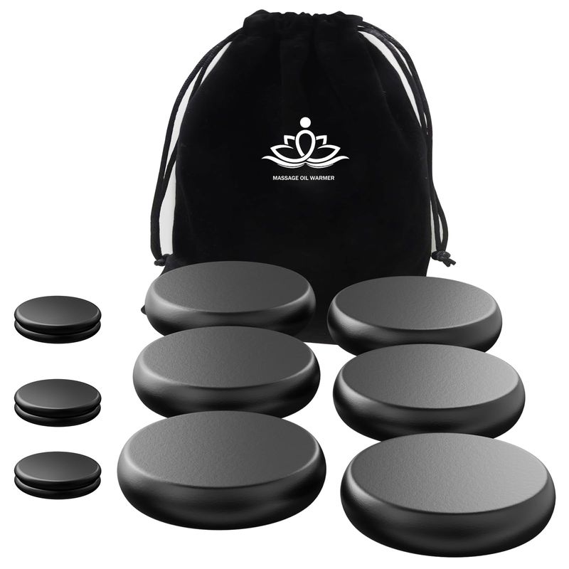 Hot Stone Massage Set, 12 Pieces Massage Stones, Hot Massage Stones ...