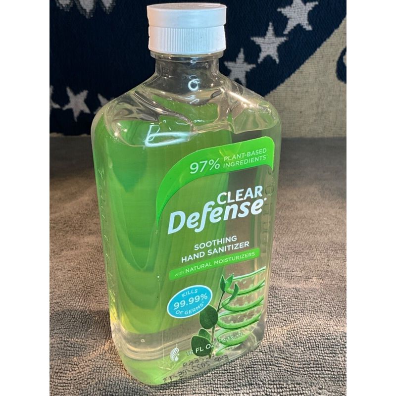 Clear Defense - Soothing Hand Sanitizer - Kills 99.99% of Germs ...