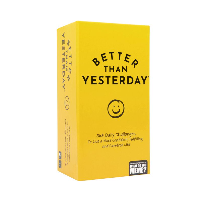 WHAT DO YOU MEME? Better Than Yesterday - A Mindfulness Game and Case ...