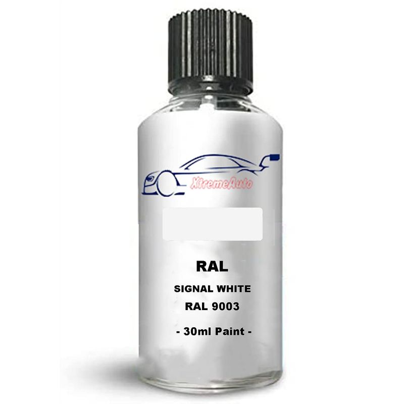 Xtremeauto Touch Up Paint Interior/Exterior RAL 9003 Signal white Dull ...