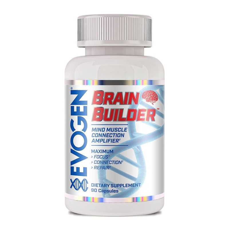 Evogen Brain Builder - Mind-Muscle Connection Amplifier | Boosts Focus ...