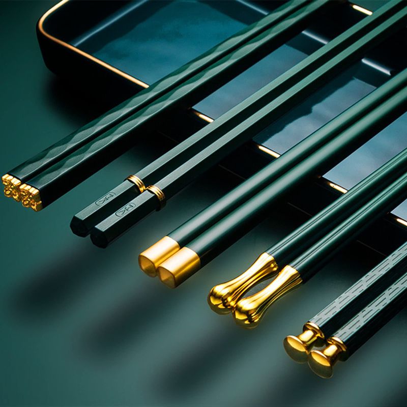 MZSX Chopsticks, Gift Set, High-end Luxurious Professional Design ...