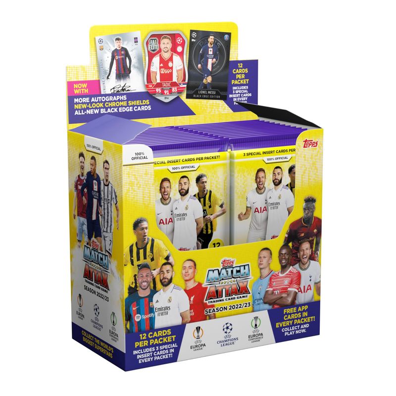 Match Attax Season 2022-2023 Full Box Match Attack Box, 24 Pack ...