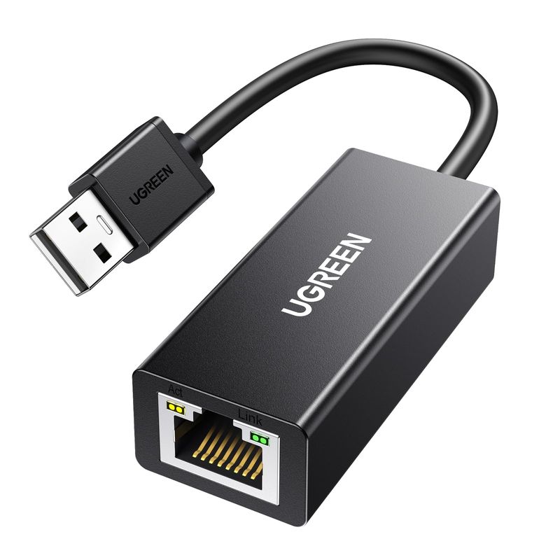 UGREEN USB to Ethernet Adapter, RJ45 Wired LAN Adapter, USB 2.0 Network ...