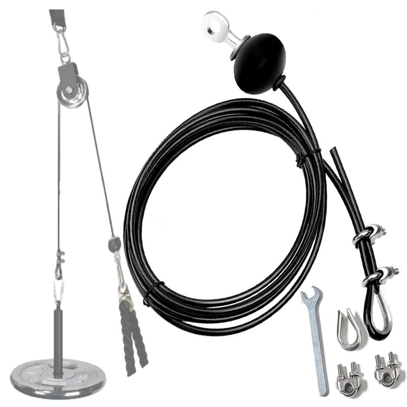 S.fields.inc Wire Rope Cable Machine Attachment Gym Training Equipment ...