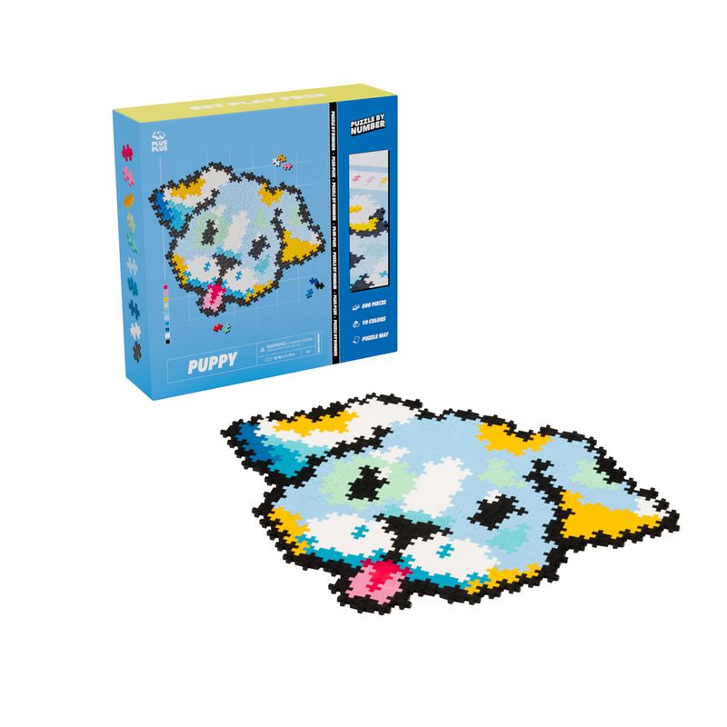 Plus Plus Puzzle By Number, 500 Piece Mini Interlocking Hashtag Color ...