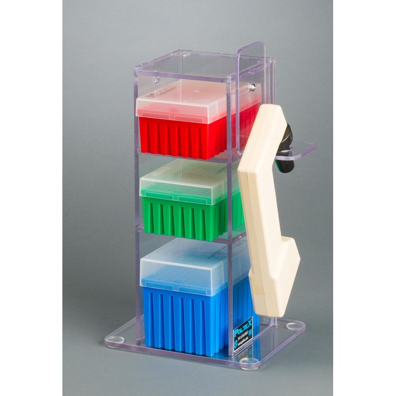 Lab Bench Vertical Organizer PETG (Bump) (3 Pocket, Pipette Filler ...