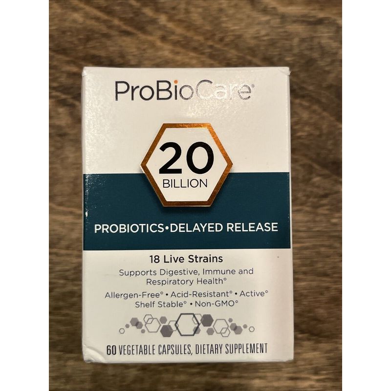 Probiotic - 20 Billion CFUs - Promotes Digestive Health, 60 Plant-Based ...