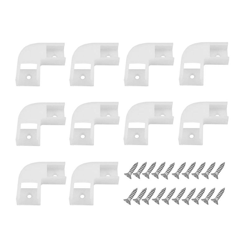 HAMRVL led channel connectors corner Kit for Led Strip Lights 45X45 90 ...