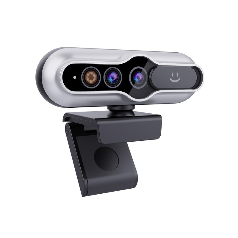2K HD Webcam with Infrared Windows Hello Facial Recognition, Computer Camera, Privacy Cover ...