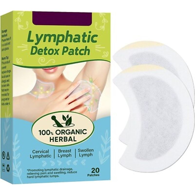 Lymphatic Detox Patch - For Swollen Lymph Glands, Parametrial Lymph, 20 ...