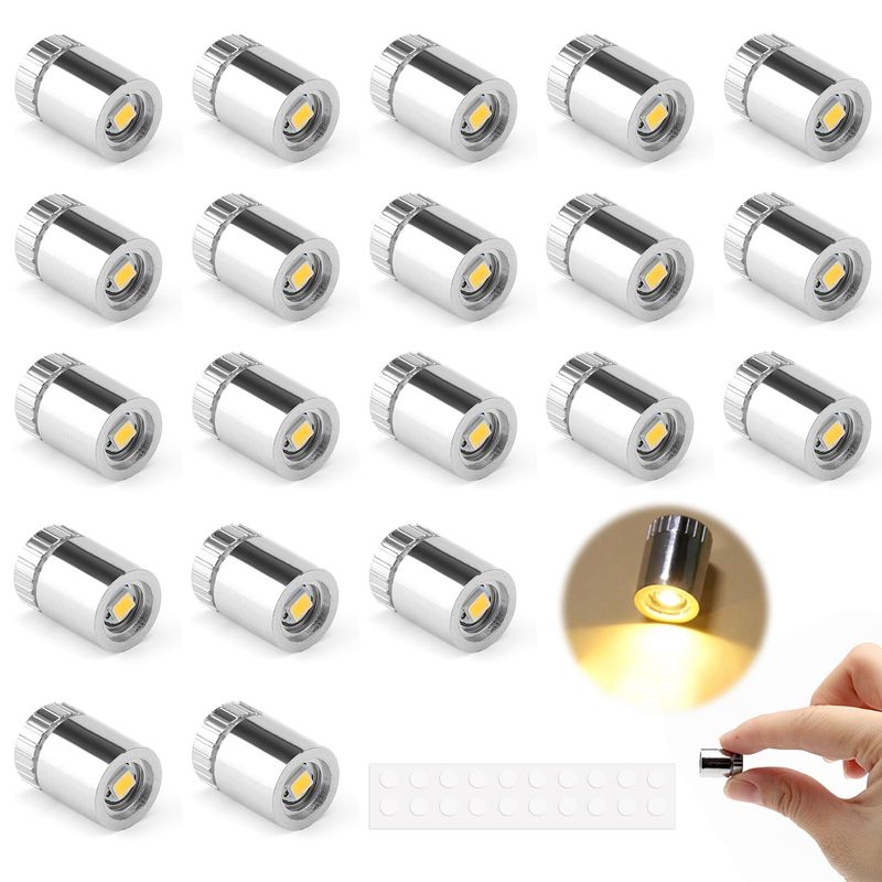 20Pcs Mini LED Lights, Mini Electric Lights for Dollhouse,Small Lights ...