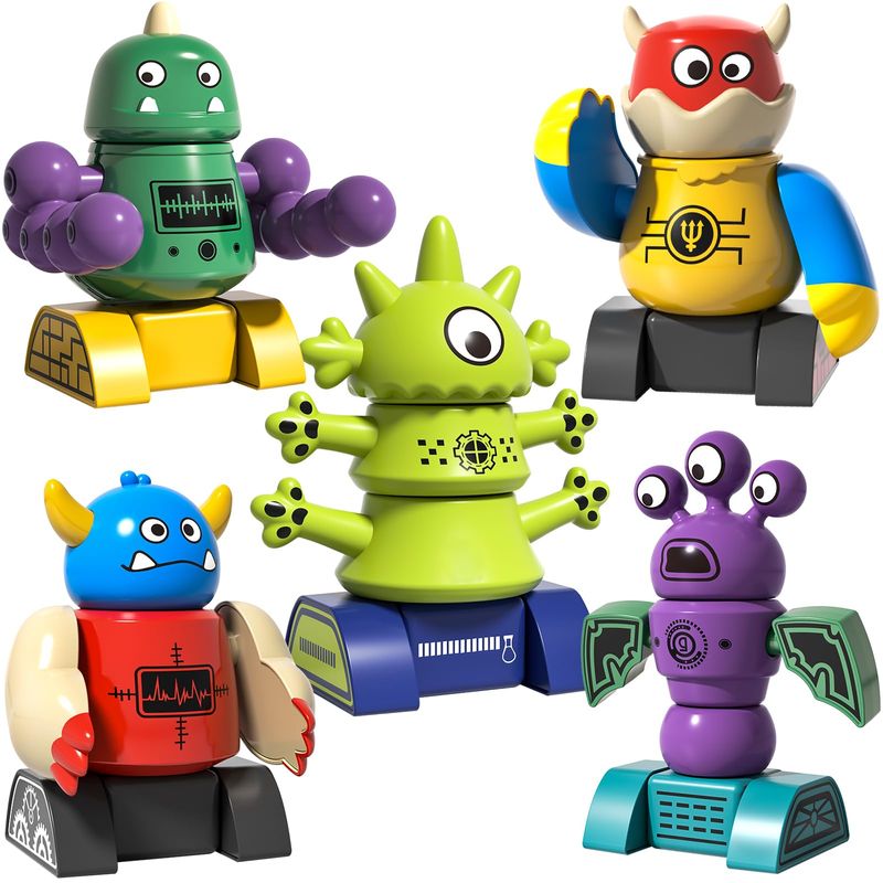 BLmukce Magnetic Robot Toy for Kids 3-5, 35 PCS STEM Educational ...