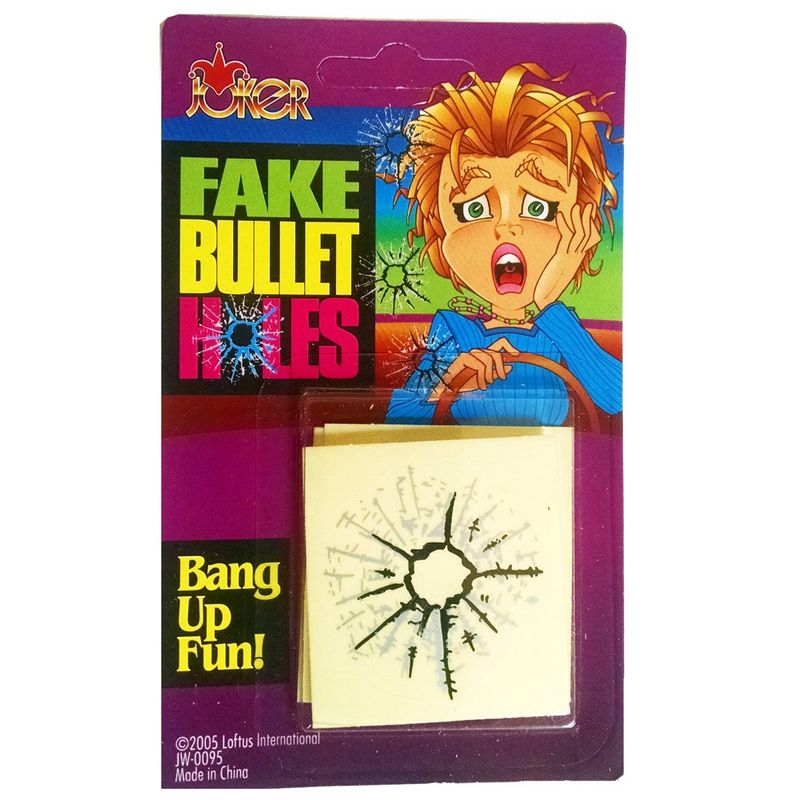 Joker Automotive Fake Bullet Hole Novelty Gag Decals Set of 3 - Online ...