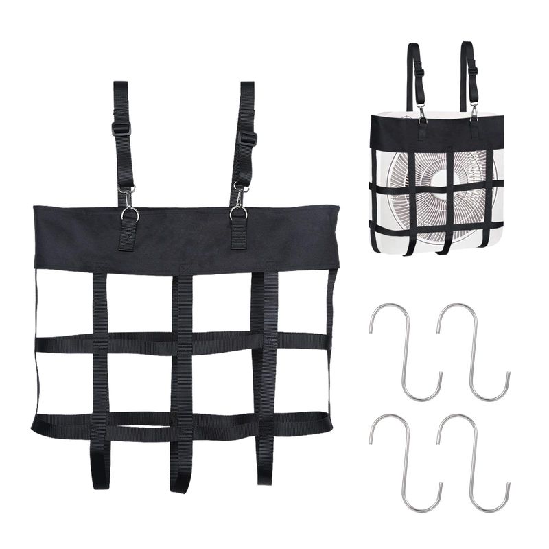 EeYahYong Box Fan Bag, Hanging Web Box Fan Holder for 20"×20" Box Fan ...