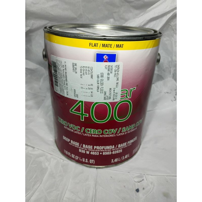 1 Gallon Sherwin Williams Promar 400 Flat Color 6388 Golden Fleece ...