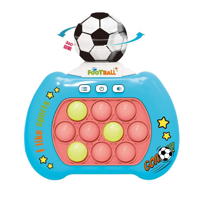 Push Pop Game (360° Rotating Football) Push-Pop Glowing Electric Game ...