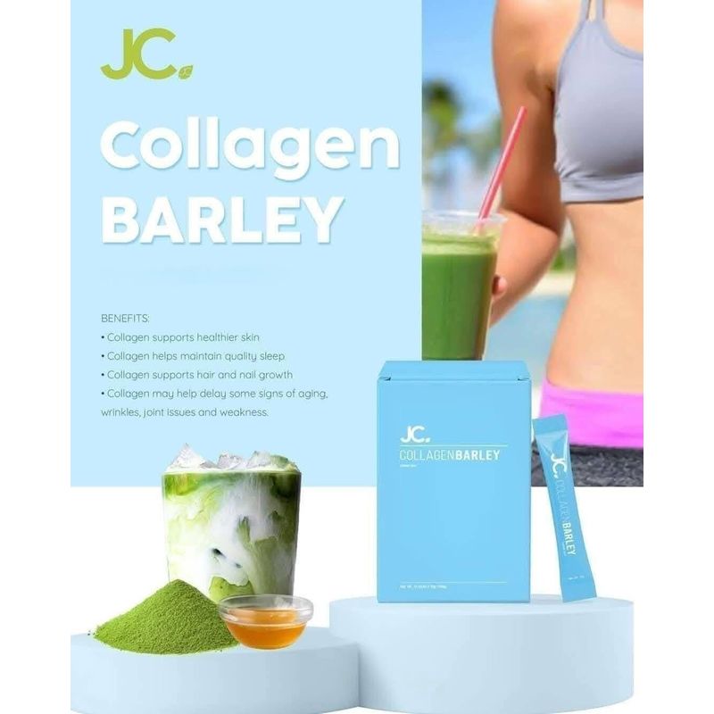 JC Organic Barley COLLAGEN - 10 sachets x 10g (100 grams) - Online ...